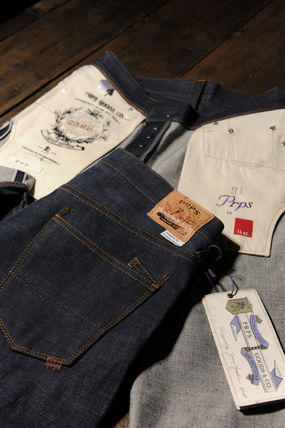 EXKLUSIVE 14 OZ. LIMITED EDITION DENIM BY PRPS – ZootMagazine
